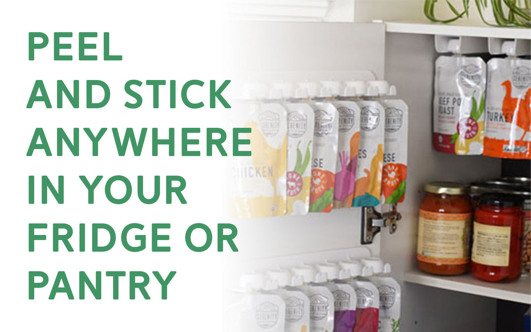 Food Pouch Organizer | Food Pouch Slider & Hanger – Storage Theory